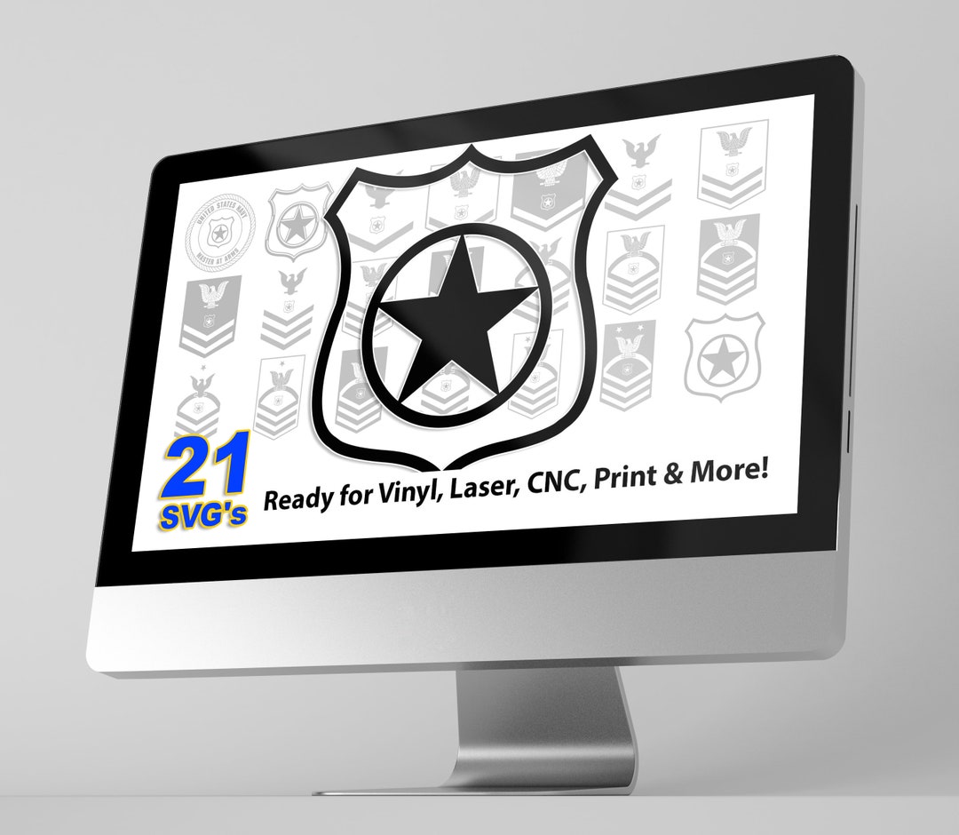 Navy MA SVG Rating Badge Kit Master-at-arms 21 Vector Files for CNC ...