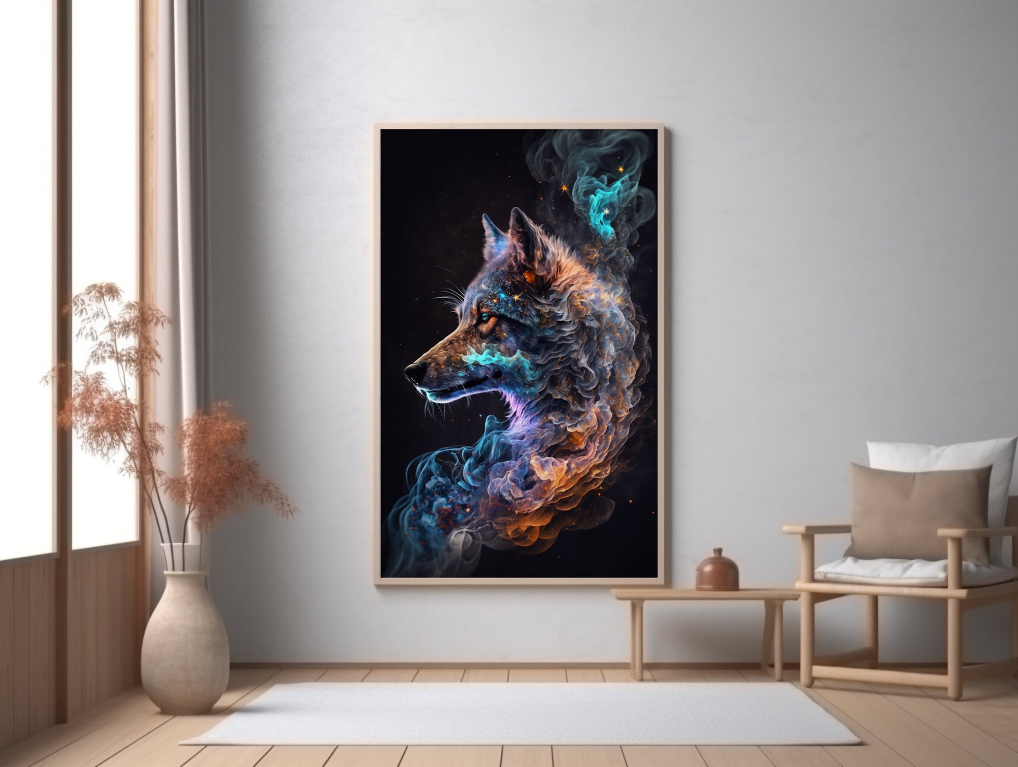 Wolf PRINTABLE ART, Wolf Poster, Animal Wall Art, Wolf Art Print ...