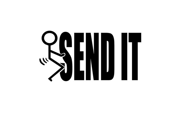 Send It Decal Paper Bumper Stickers Stickers, Labels & Tags etna.com.pe