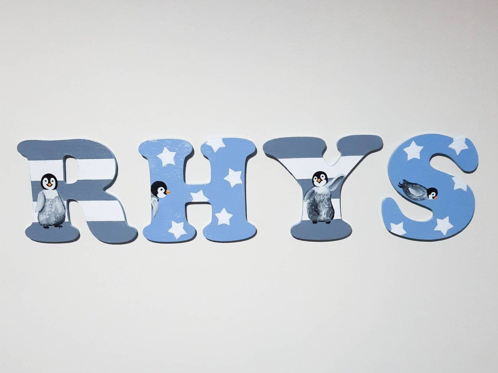 Bespoke Handpainted Wooden Kids Door Letters Unique Themes - Etsy