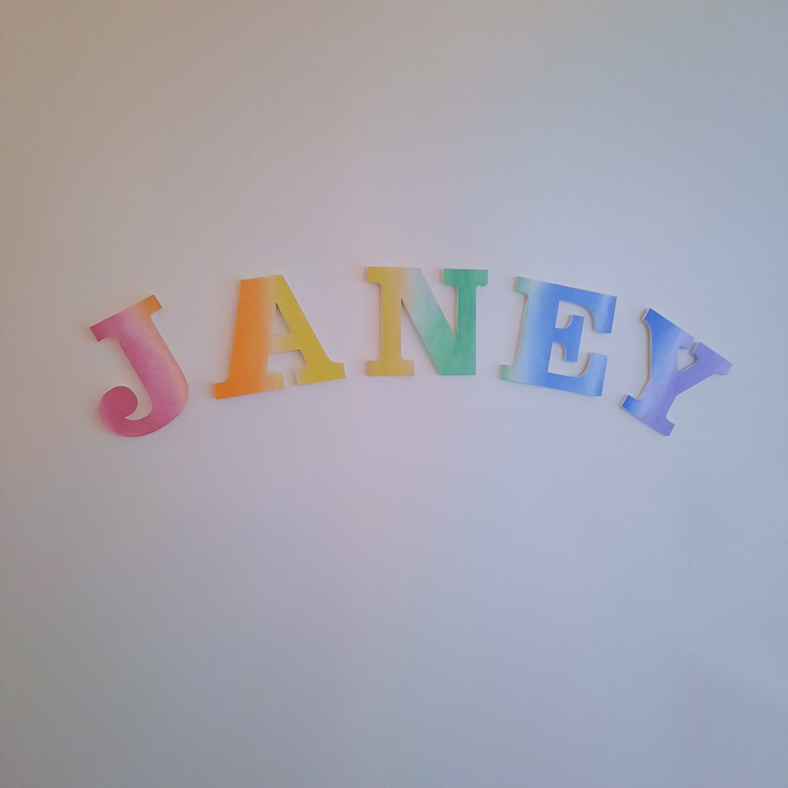 Bespoke Handpainted Wooden Kids Door Letters Unique Themes - Etsy UK