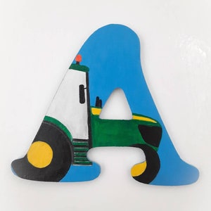 Bespoke Handpainted Wooden Kids Door Letters, Unique Themes Include ...