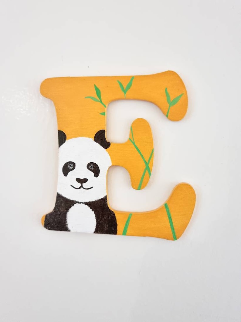 Bespoke Handpainted Wooden Kids Door Letters Unique Themes - Etsy