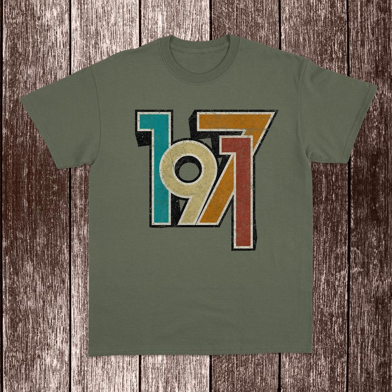 1971 Vintage 54th Birthday PNG: Retro Design (digital Download) - Etsy