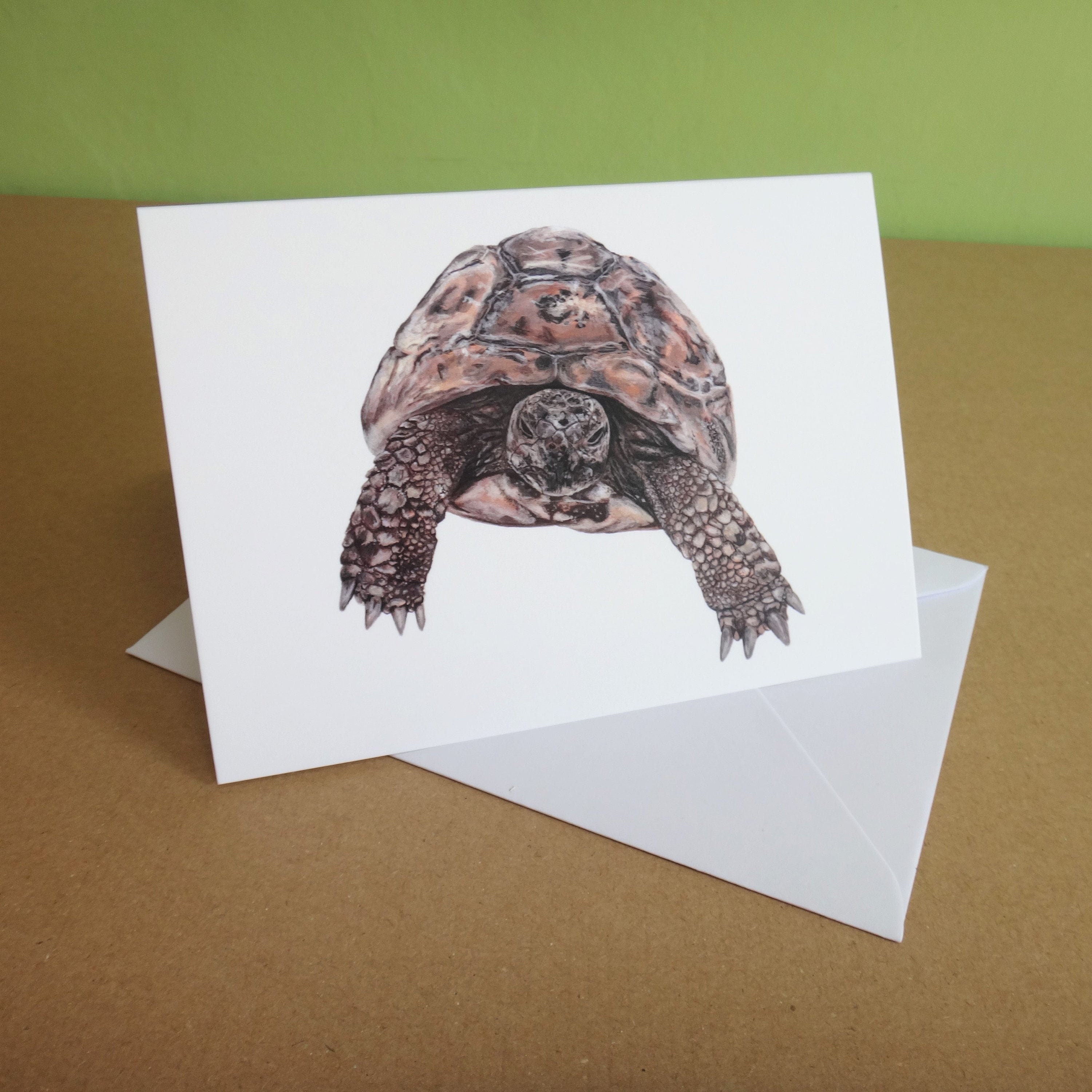 Tortoise Greeting Card New Home Card Birthday Card A6 Card Blank Inside ...