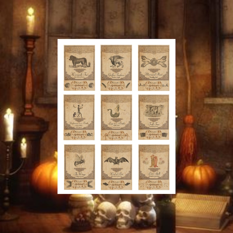 Potion Labels - Etsy