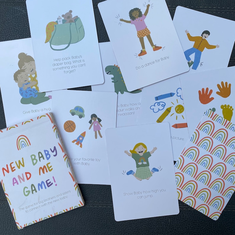 Big Brother/sister Gift Set: New Baby Sibling Activities - Etsy