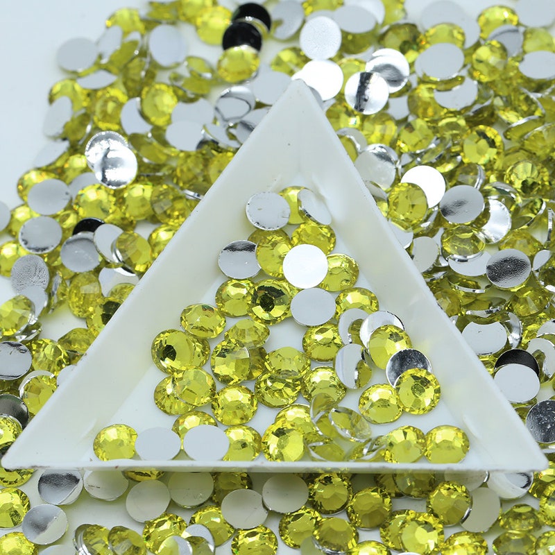 Yellow Rhinestones - Etsy