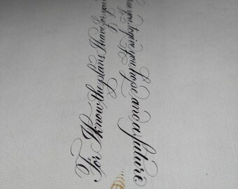 Calligraphy Cross - Etsy