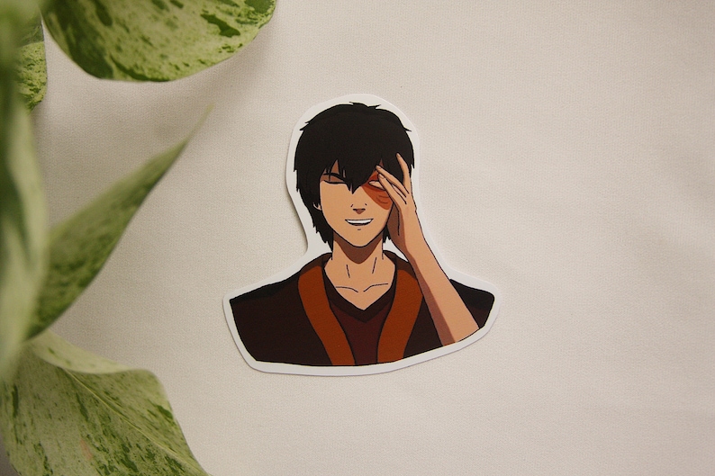 Zuko Smiling Sticker Avatar the Last Airbender sticker ATLA | Etsy