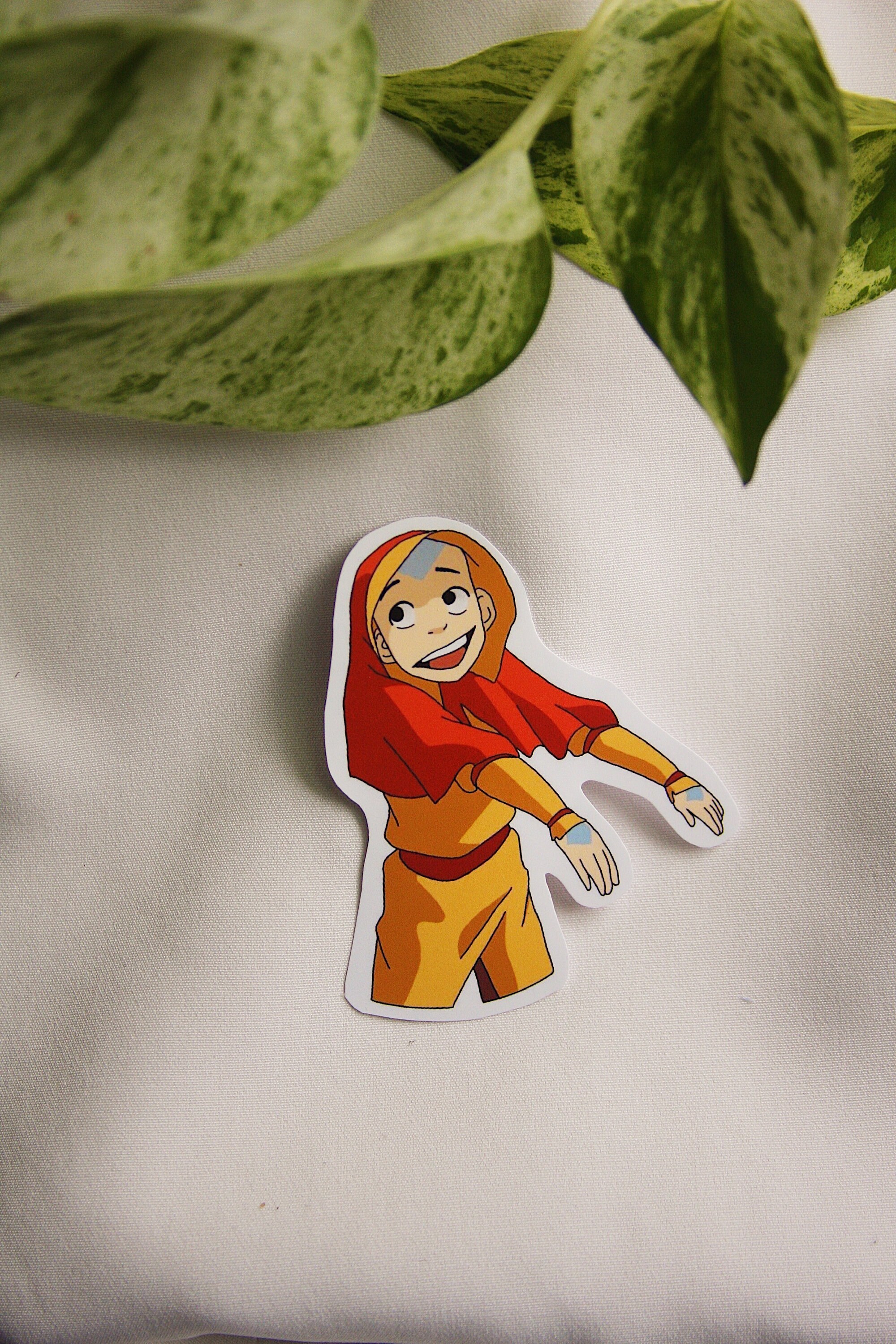 Aang Sticker Fun Goofy Avatar the Last Airbender sticker | Etsy