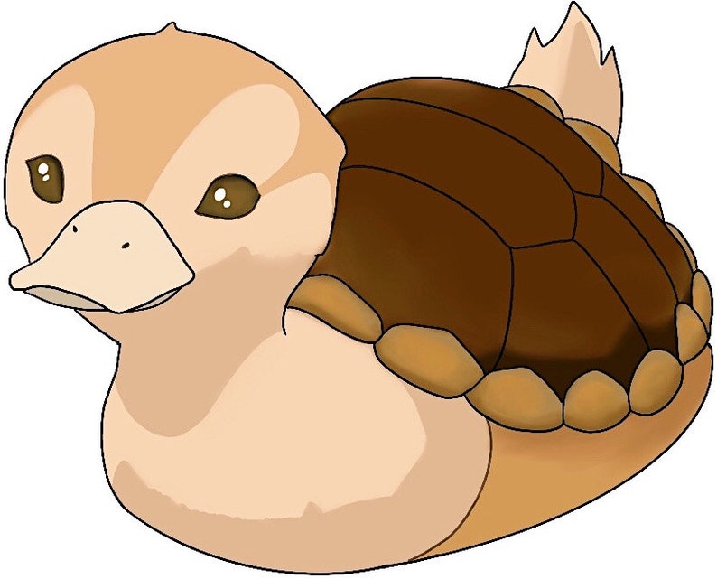 Turtle Duck Avatar The Last Airbender Sticker ATLA Vinyl Die | Etsy