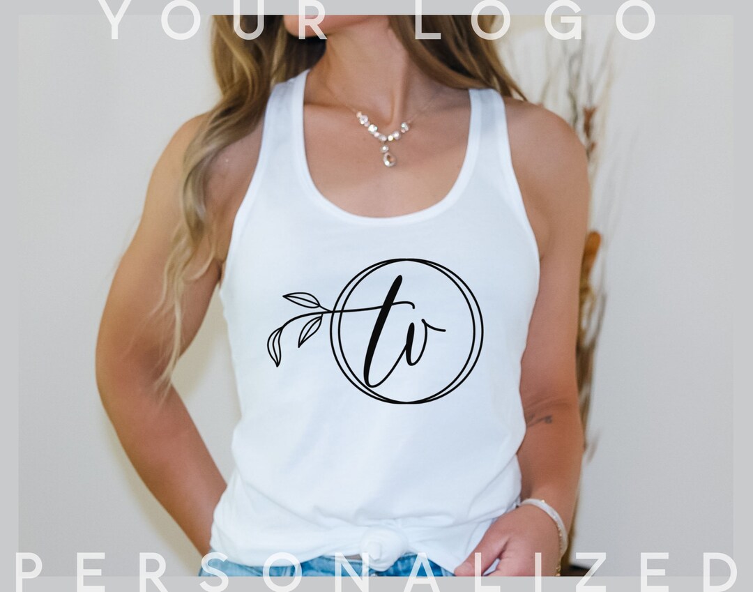 Your ›› LOGO ‹‹ Tank Top // Custom Text Tank / Personalized Tank Top ...