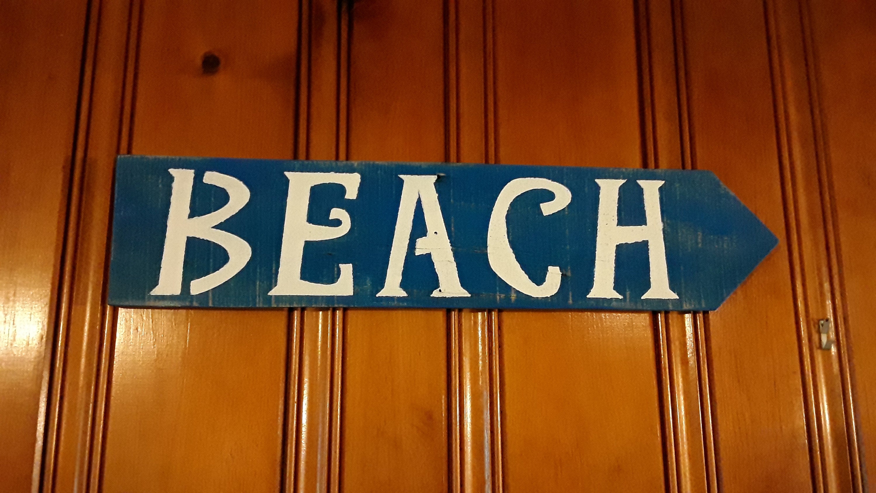 Pallet Wood Beach Sign - Etsy
