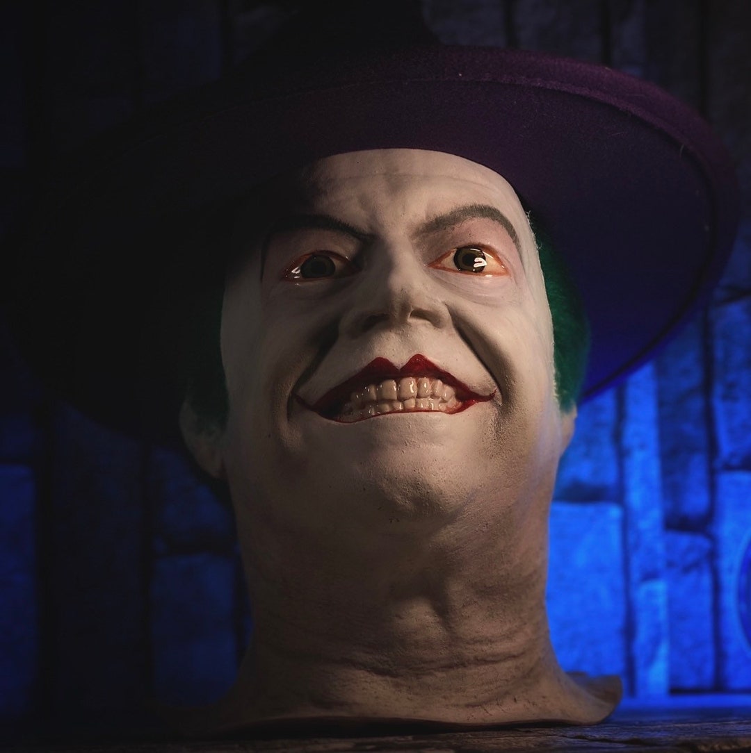 The Joker - Batman 1989 Latex Mask MADE TO ORDER ( 6-8 Weeks Production ...