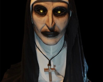 Nun Mask - Etsy