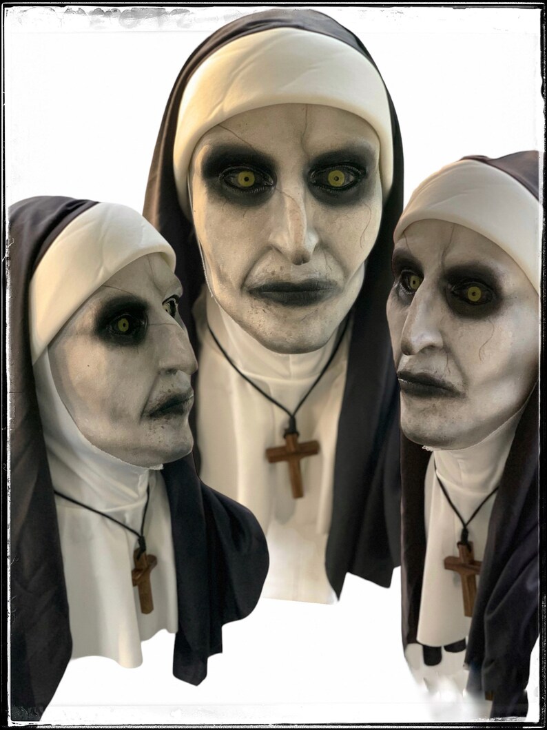 Valak the Nun Latex Mask Bust Display MADE TO ORDER 6-8 - Etsy