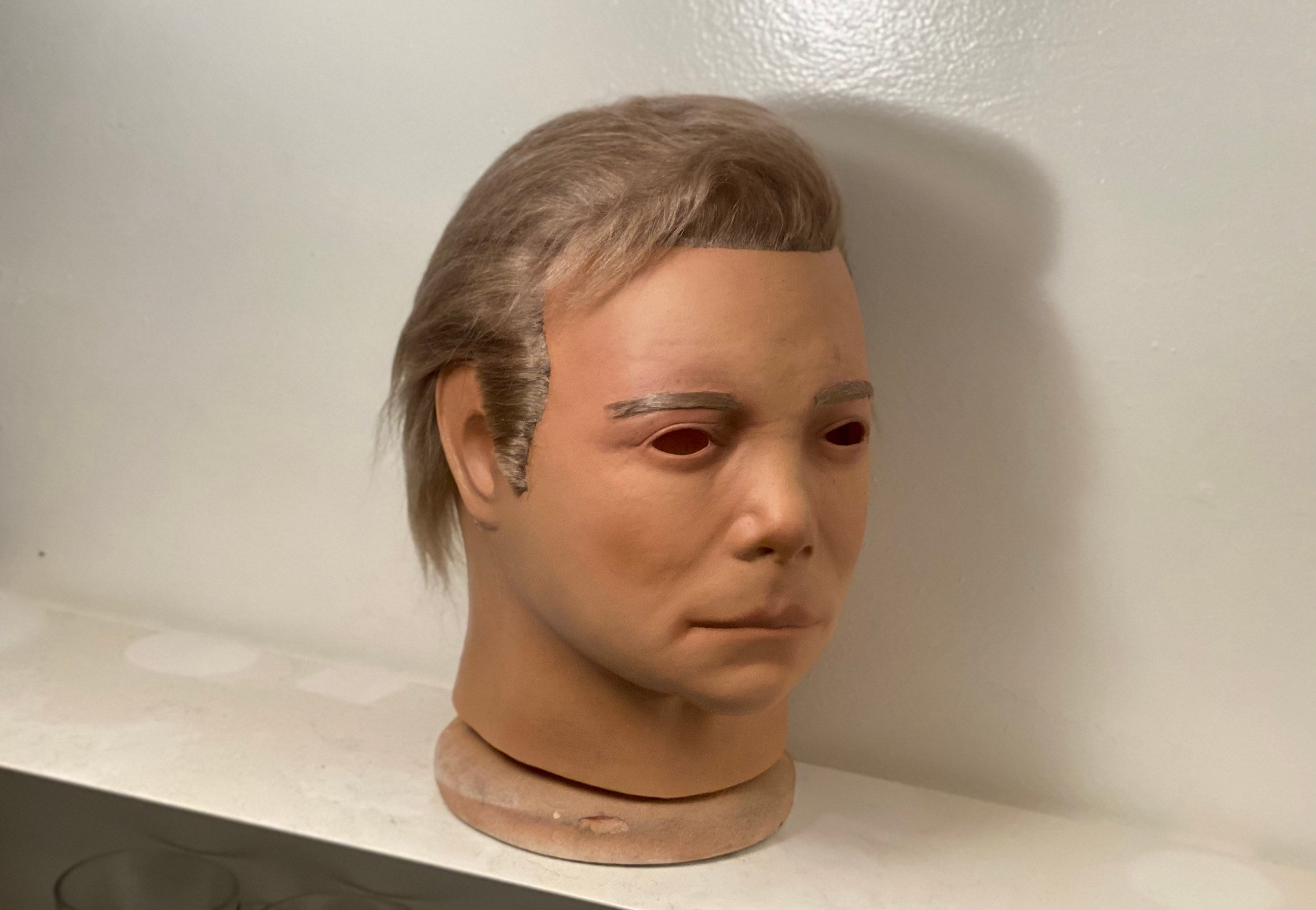 Captain Kirk- Star Trek Halloween Latex Mask / Display Bust. - Etsy