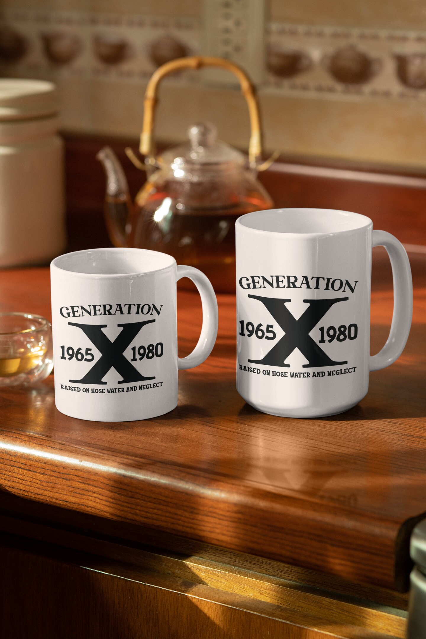 Generation X Mug: Raised on Hose Water and Neglect - Etsy