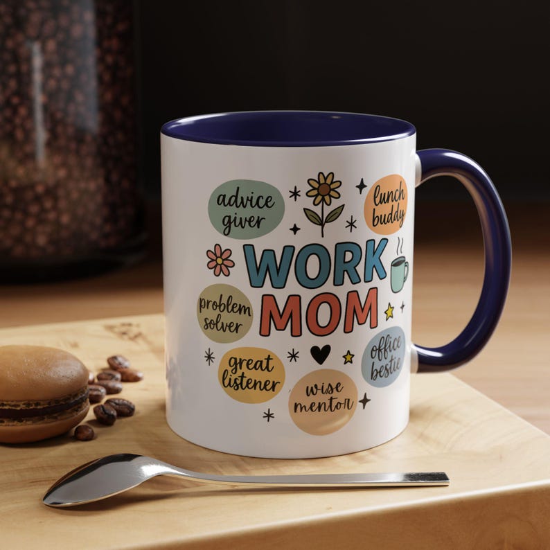 Work Mom Mug, Office Bestie Gift, Work Mentor Coffee Cup, Employee ...