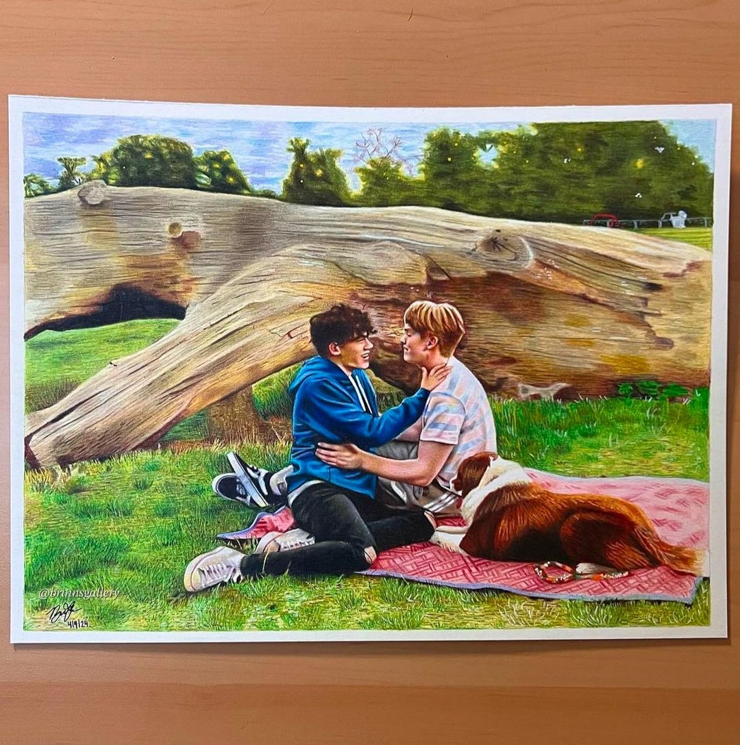 Nick and Charlie in the Park (prints) - Etsy
