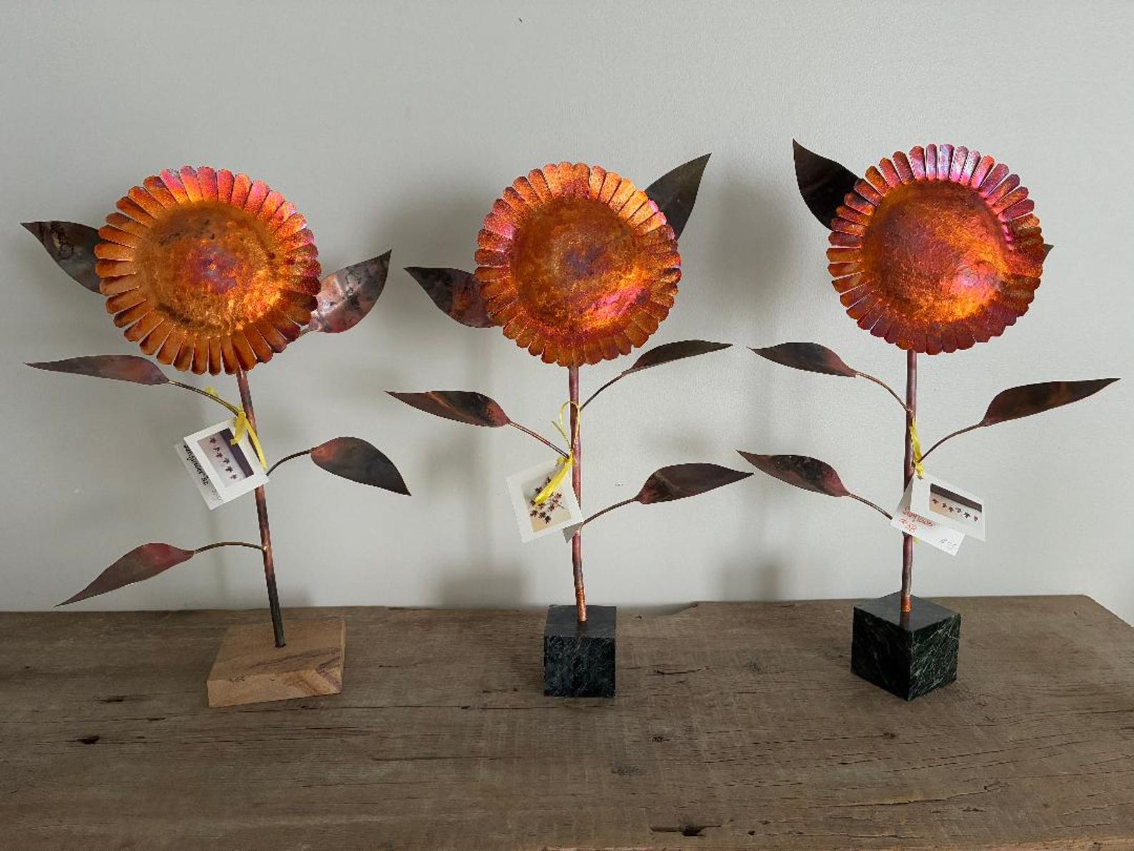 Sunflower, Recycled Copper Sunflower - Etsy