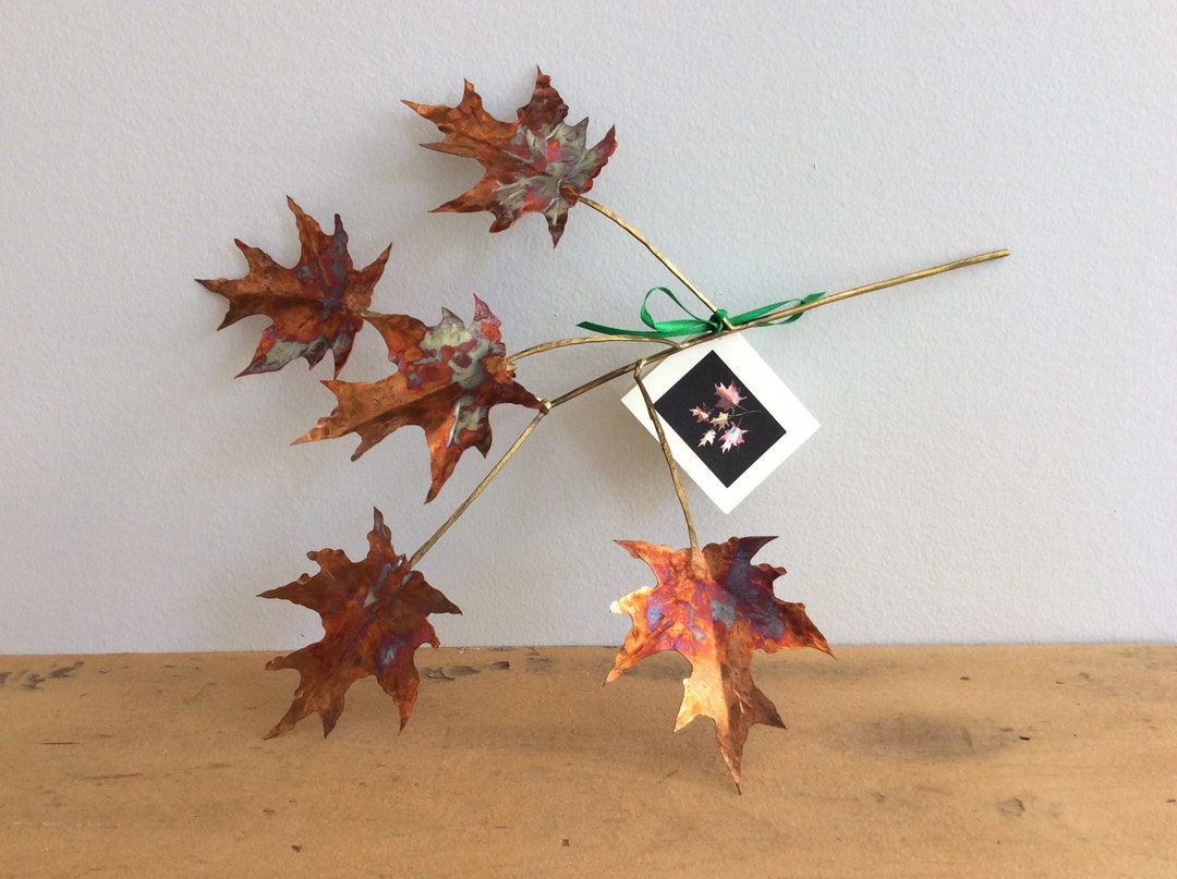 Copper Leaf Spray - Etsy