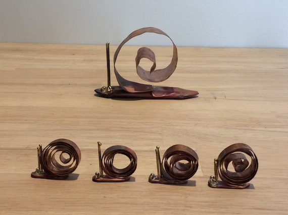Copper Snails in Two Sizes - Etsy