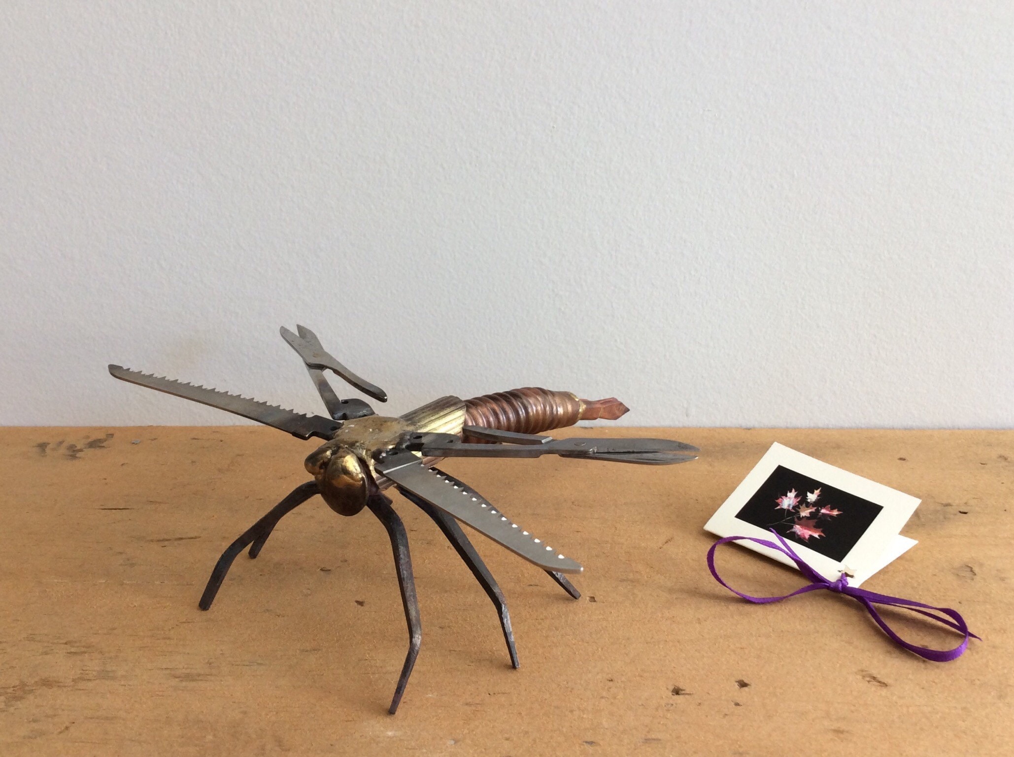 Dragonfly, Recycled Metal Art, Found Object Art - Etsy