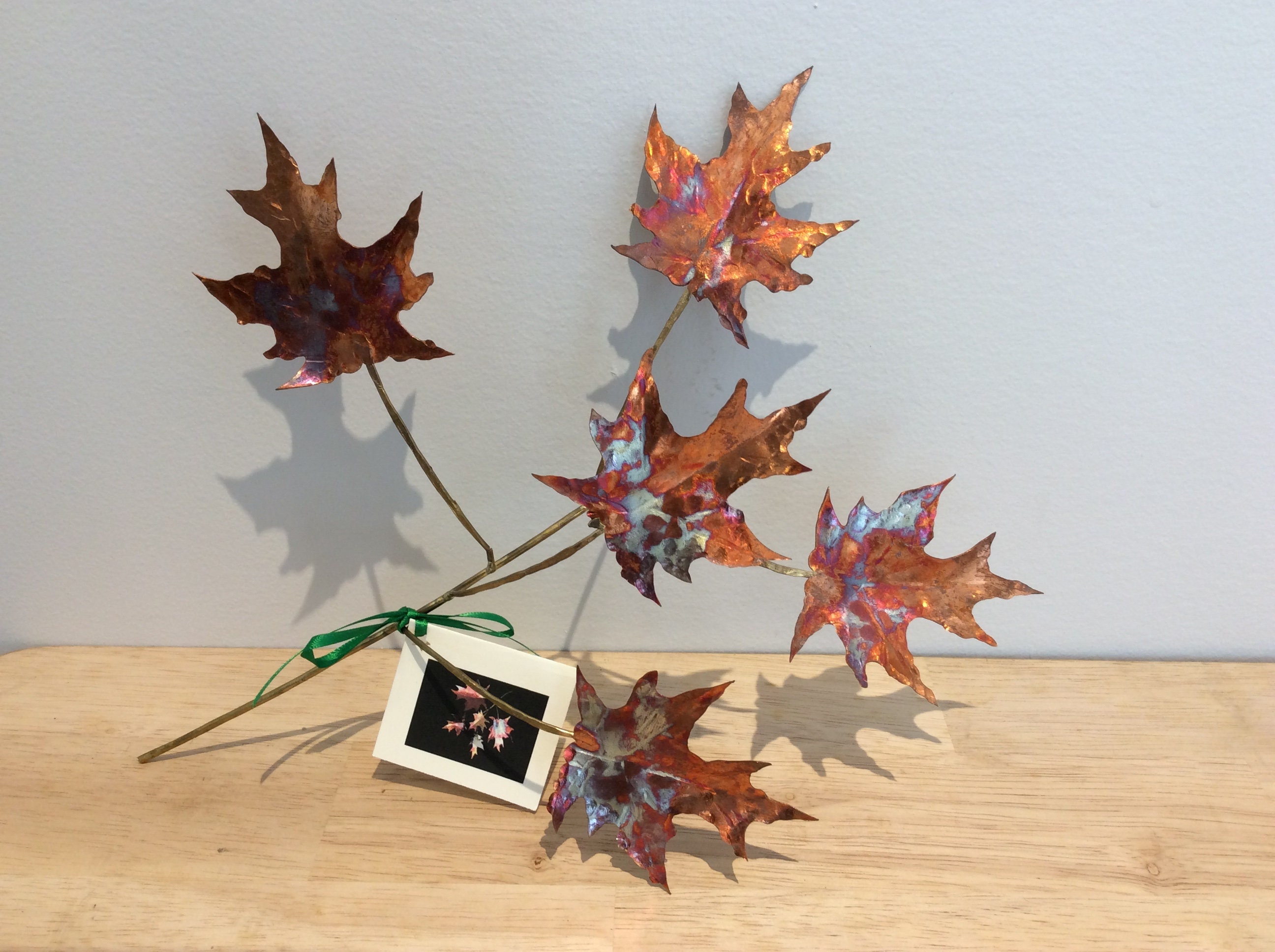 Copper Leaf Spray - Etsy