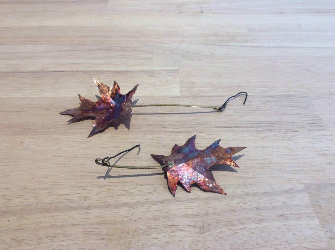 Maple Leaf, Recycled Copper - Etsy