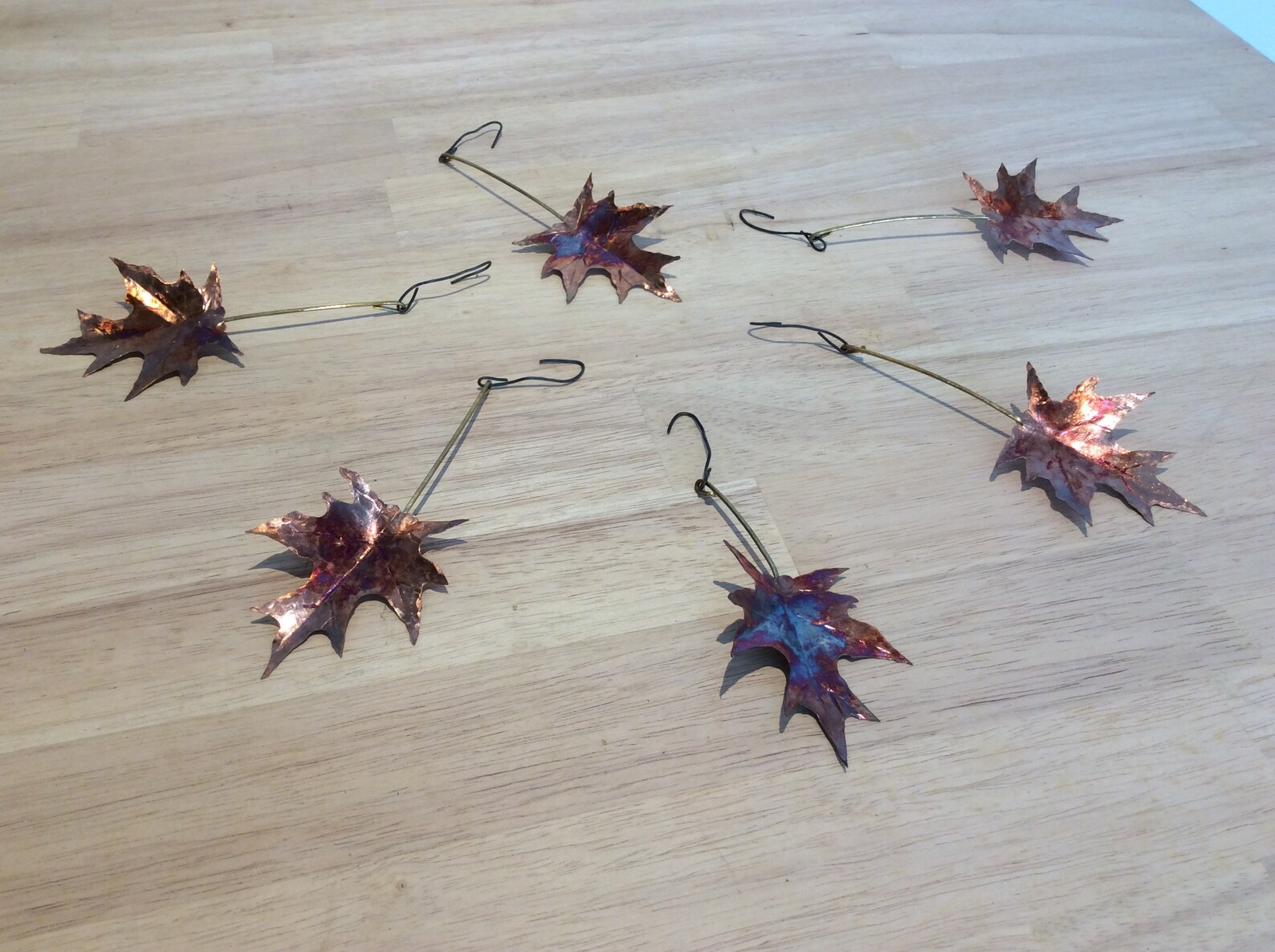 Maple Leaf, Recycled Copper - Etsy