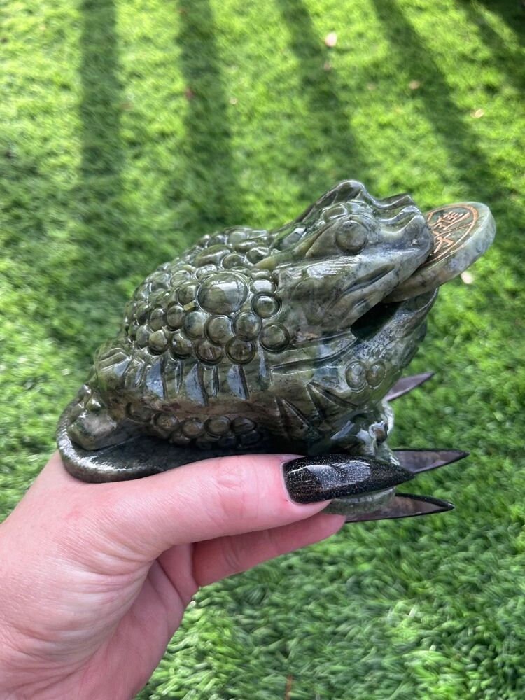 Jade Money Frog/ Jade Frog/ Jade/ Frog/ Green Jade/ Money Frog/ Good ...