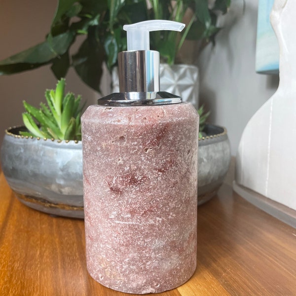 Pink Soap Dispenser - Etsy