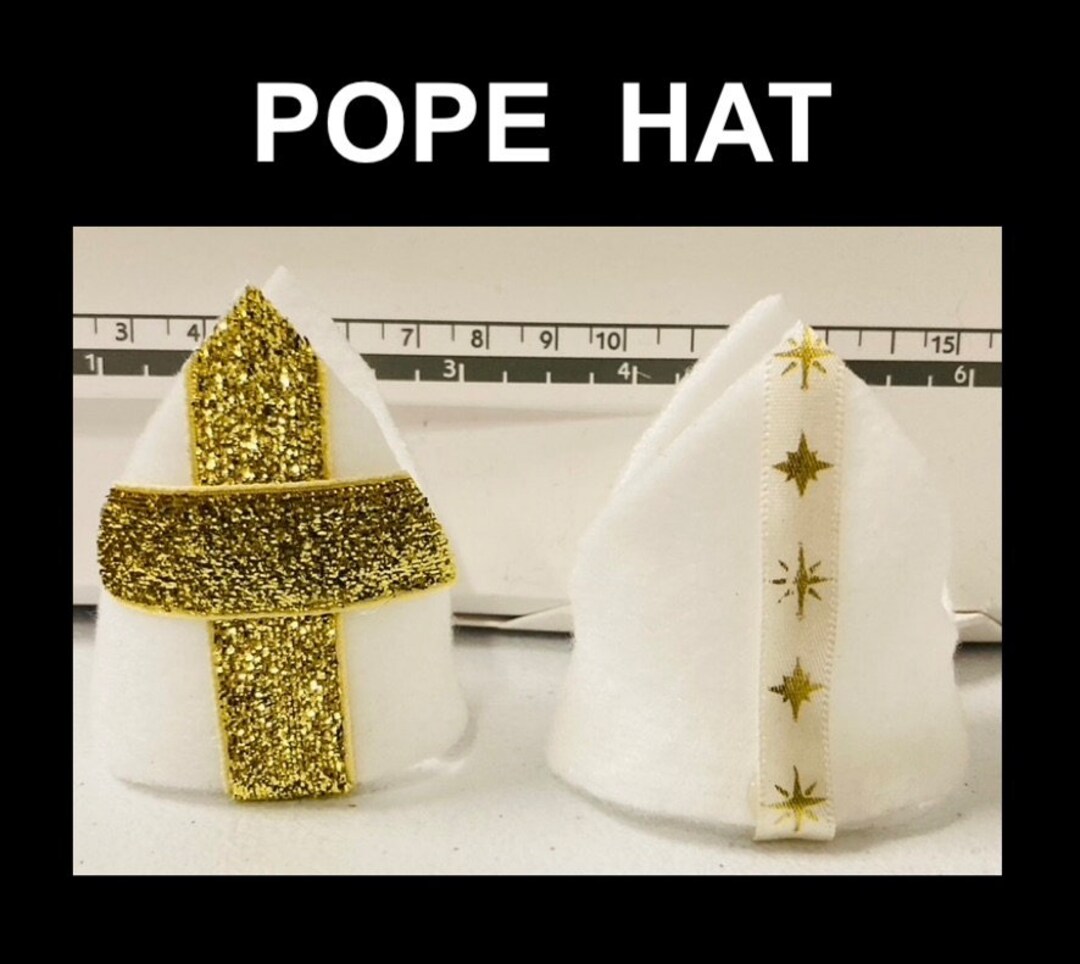 Pope Hats / Pick Your Own Style / Multiple Sizes Available / Made to ...