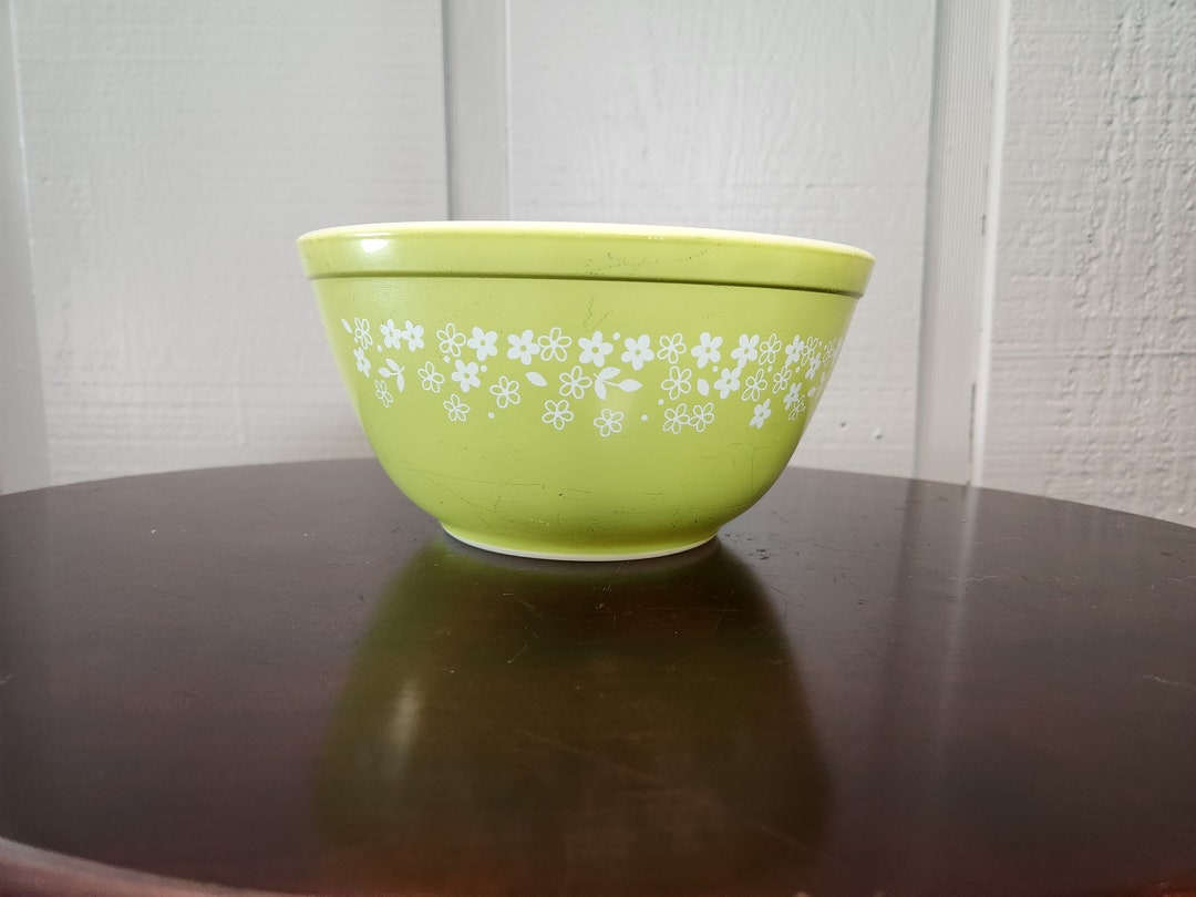 Pyrex 1 1/2 QT 402 Crazy Daisy Spring Blossom Nesting Mixing Bowl ...