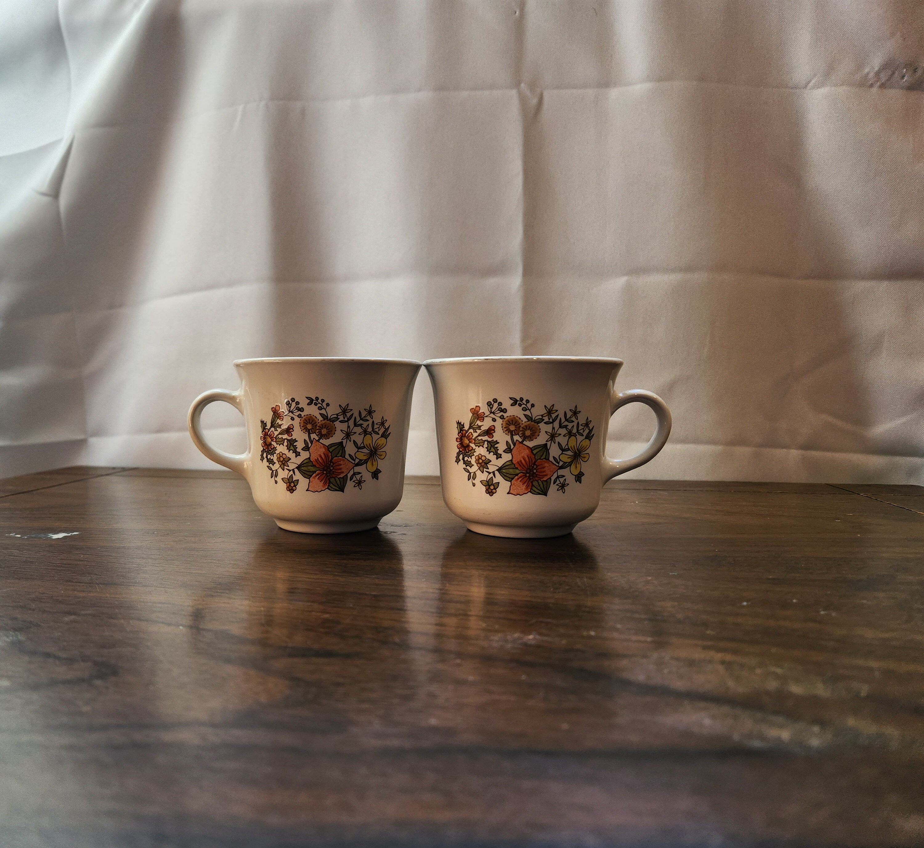 Indian Summer Corelle by Corning Tea Cups, Set of 2, 8 OZ, Yellow ...