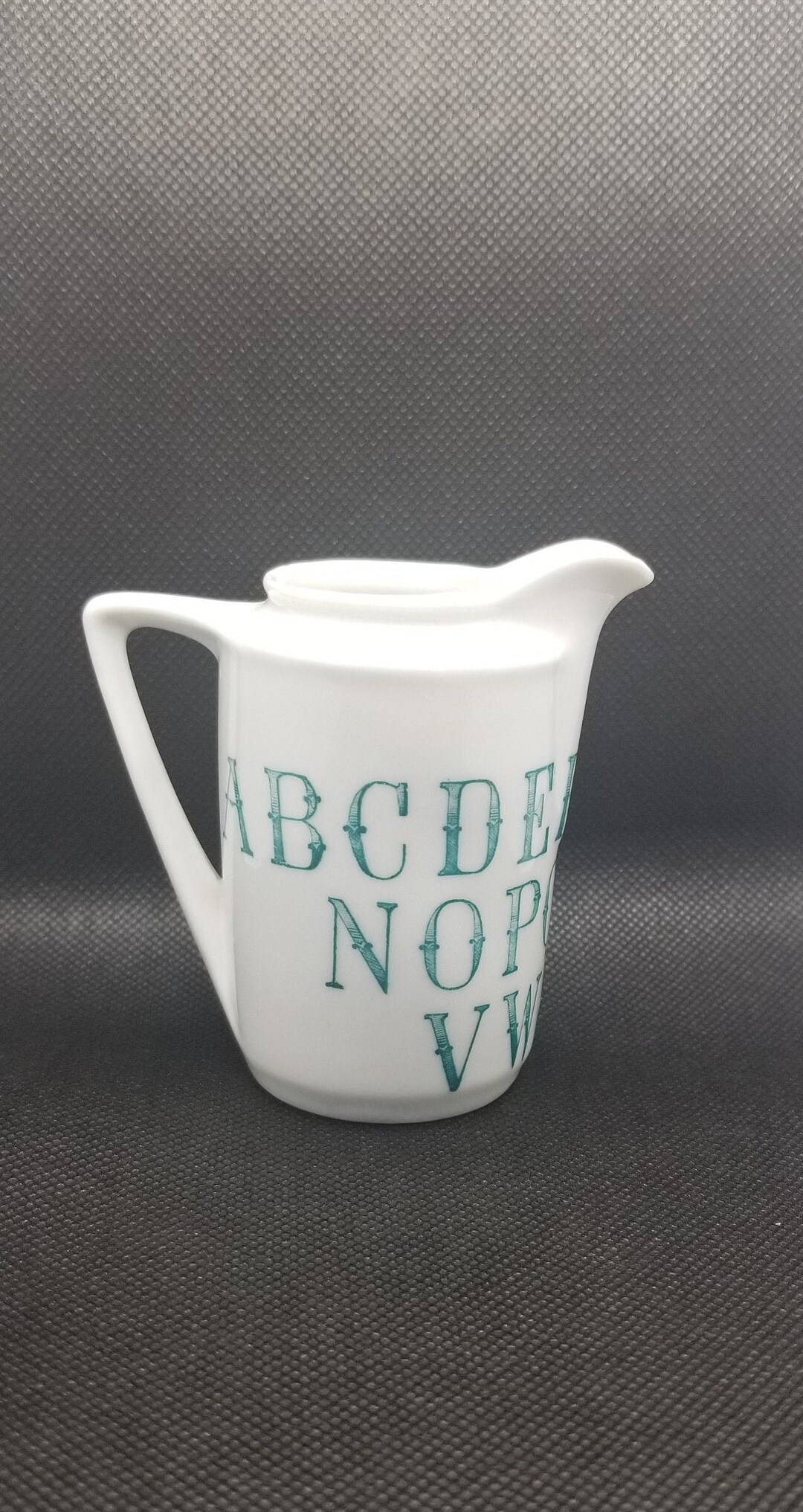 Antique Minature Porcelain Alphabet Pitcher-letter "j" Not Included in ...