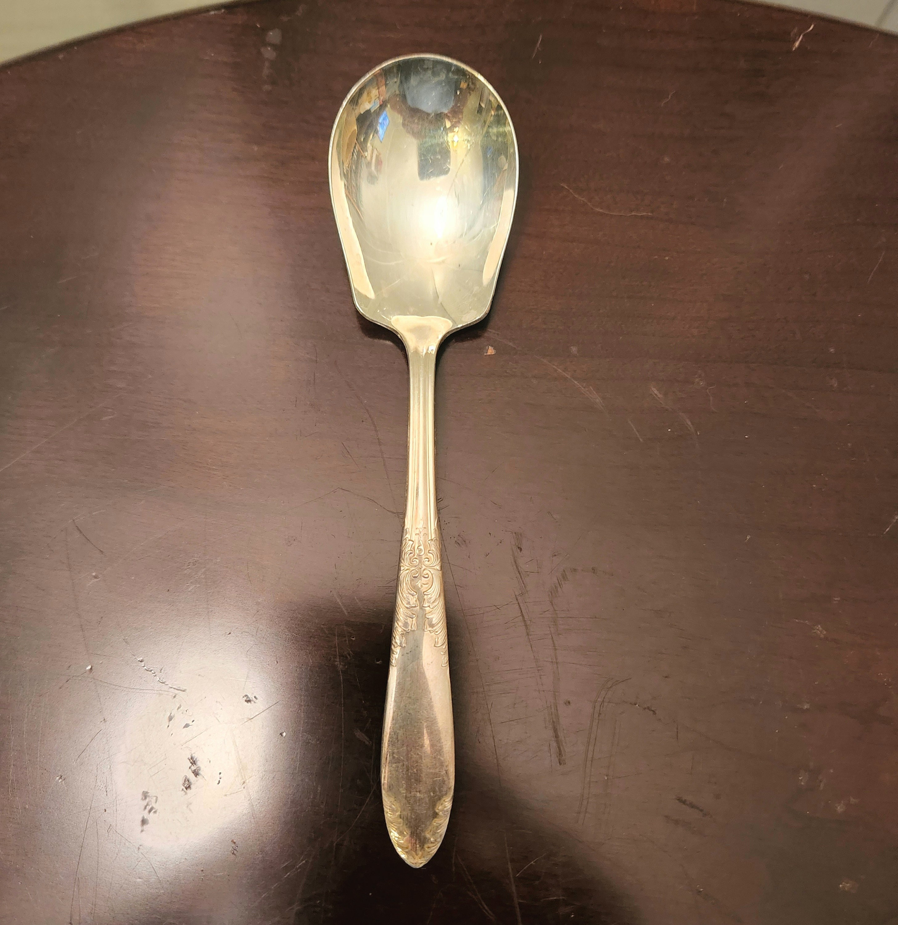 King Edward Silverplate Sugar Shell Spoon, Vintage 1950s, National ...