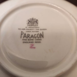 Vintage Paragon Teacup and Saucer Set, Fine Bone China, Made in England ...