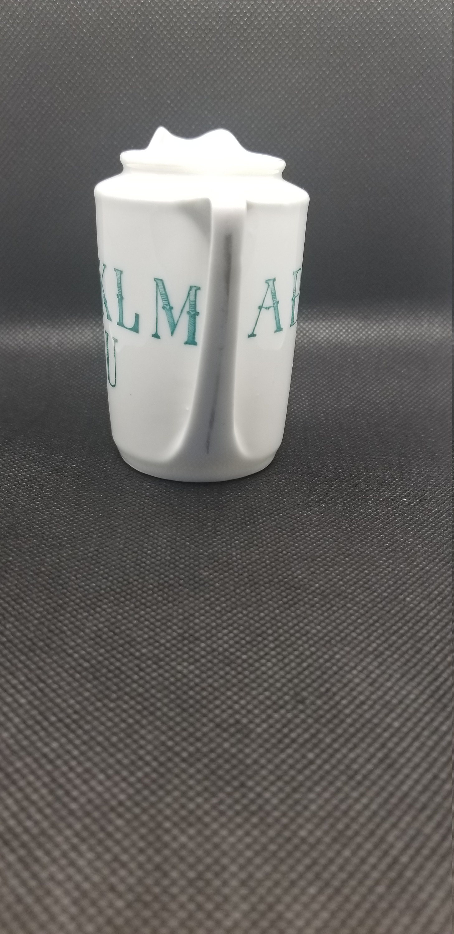 Antique Minature Porcelain Alphabet Pitcher-letter - Etsy