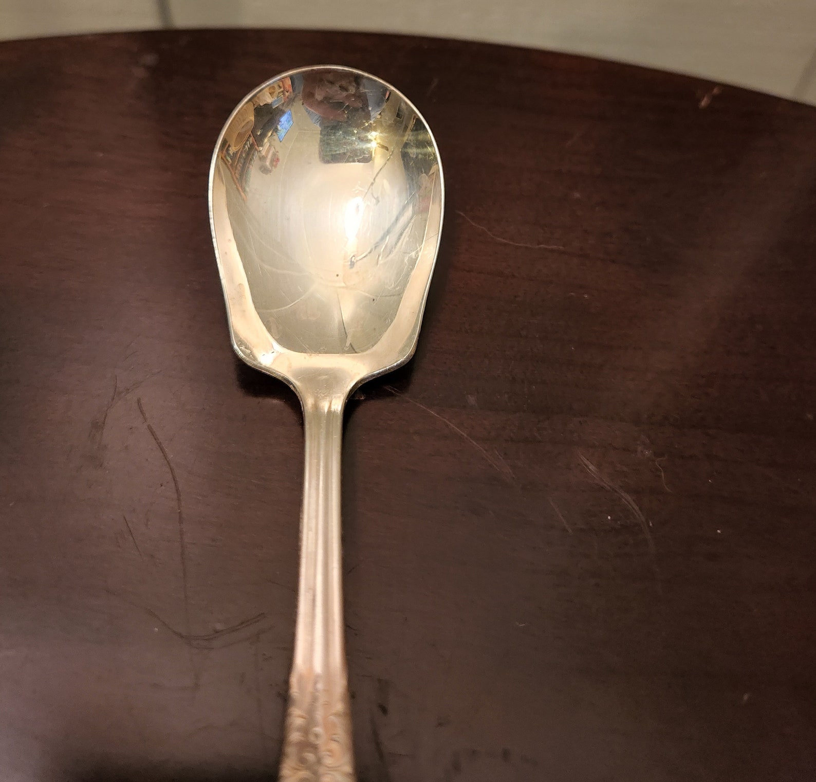 King Edward Silverplate Sugar Shell Spoon Vintage 1950s - Etsy
