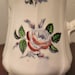 Antique Water Pitcher With Purple Roses Trimmed in White and - Etsy