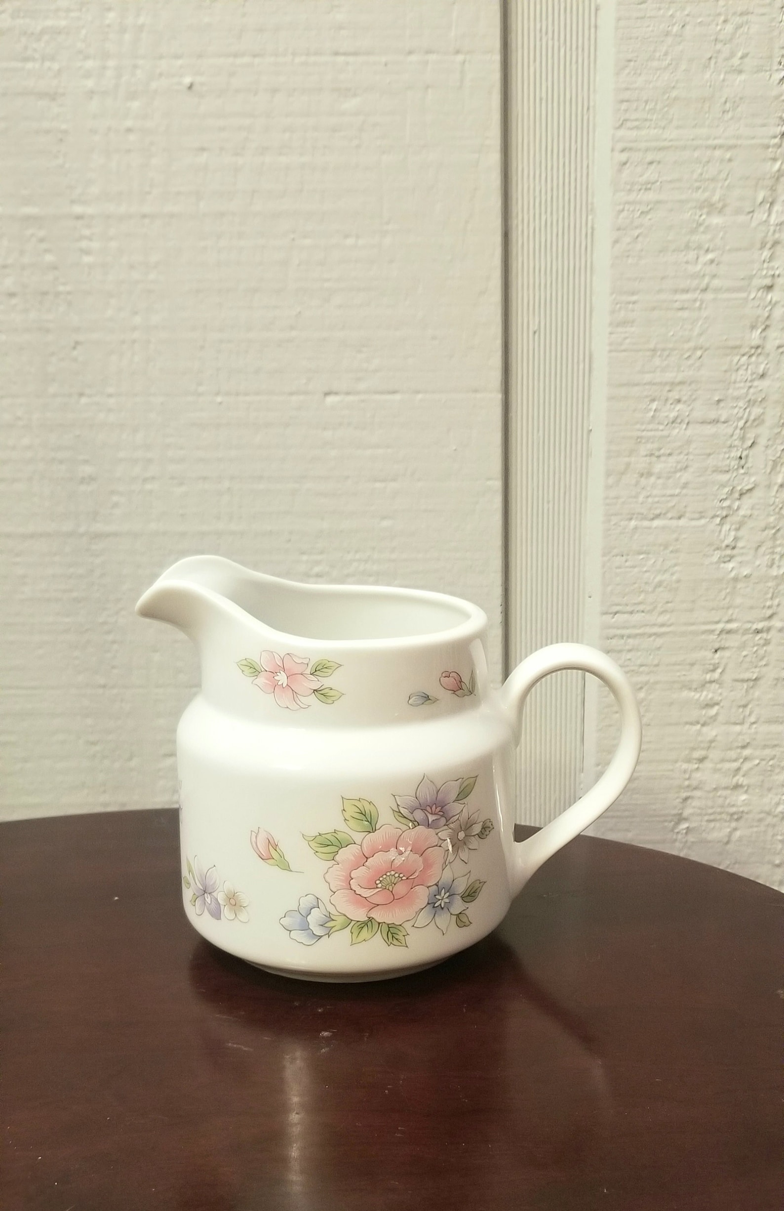 F.T.D.A "especially for You!" Vintage White 4 1/2" Pitcher W/ Hand ...