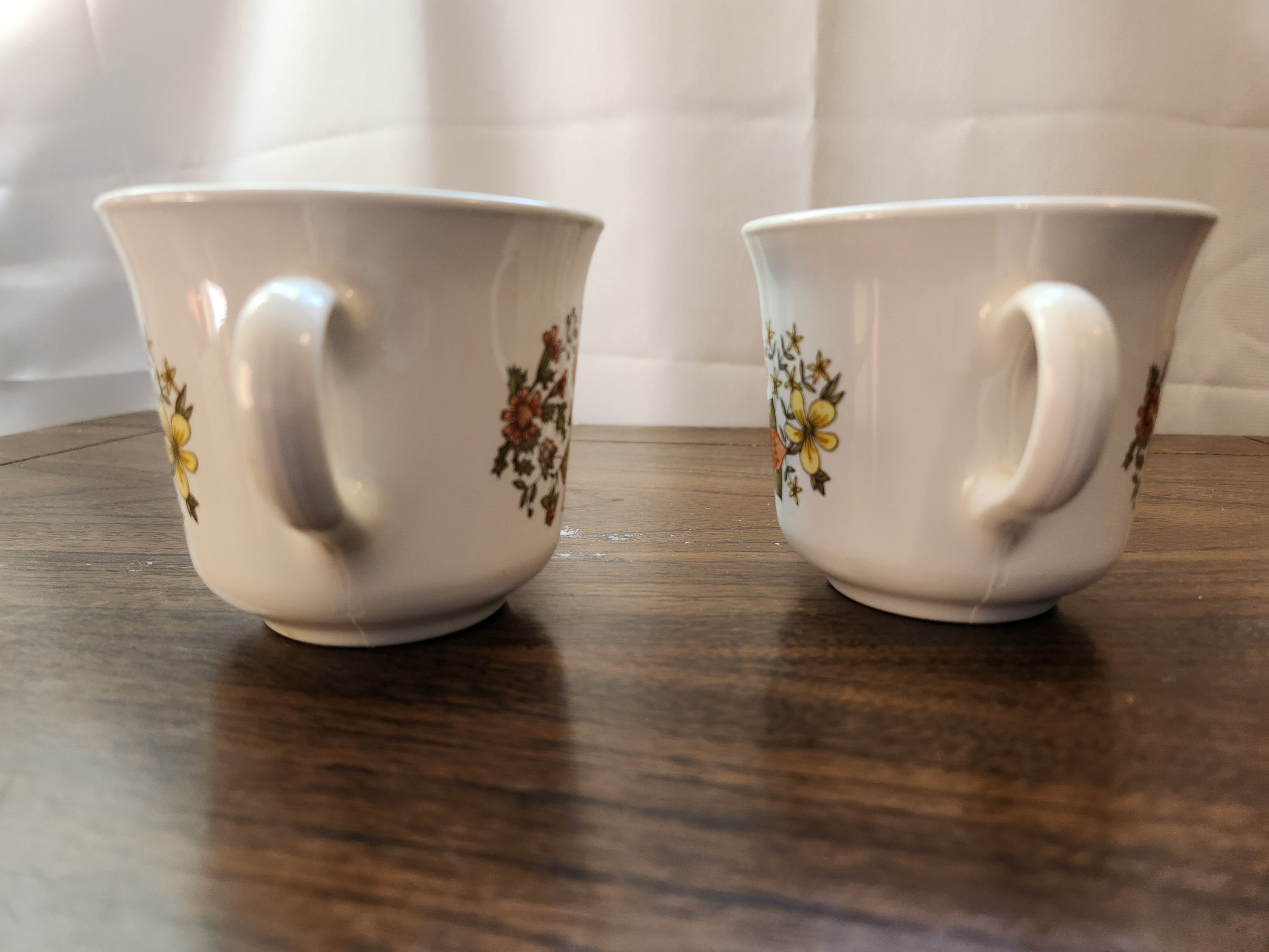 Indian Summer Corelle by Corning Tea Cups, Set of 2, 8 OZ, Yellow ...