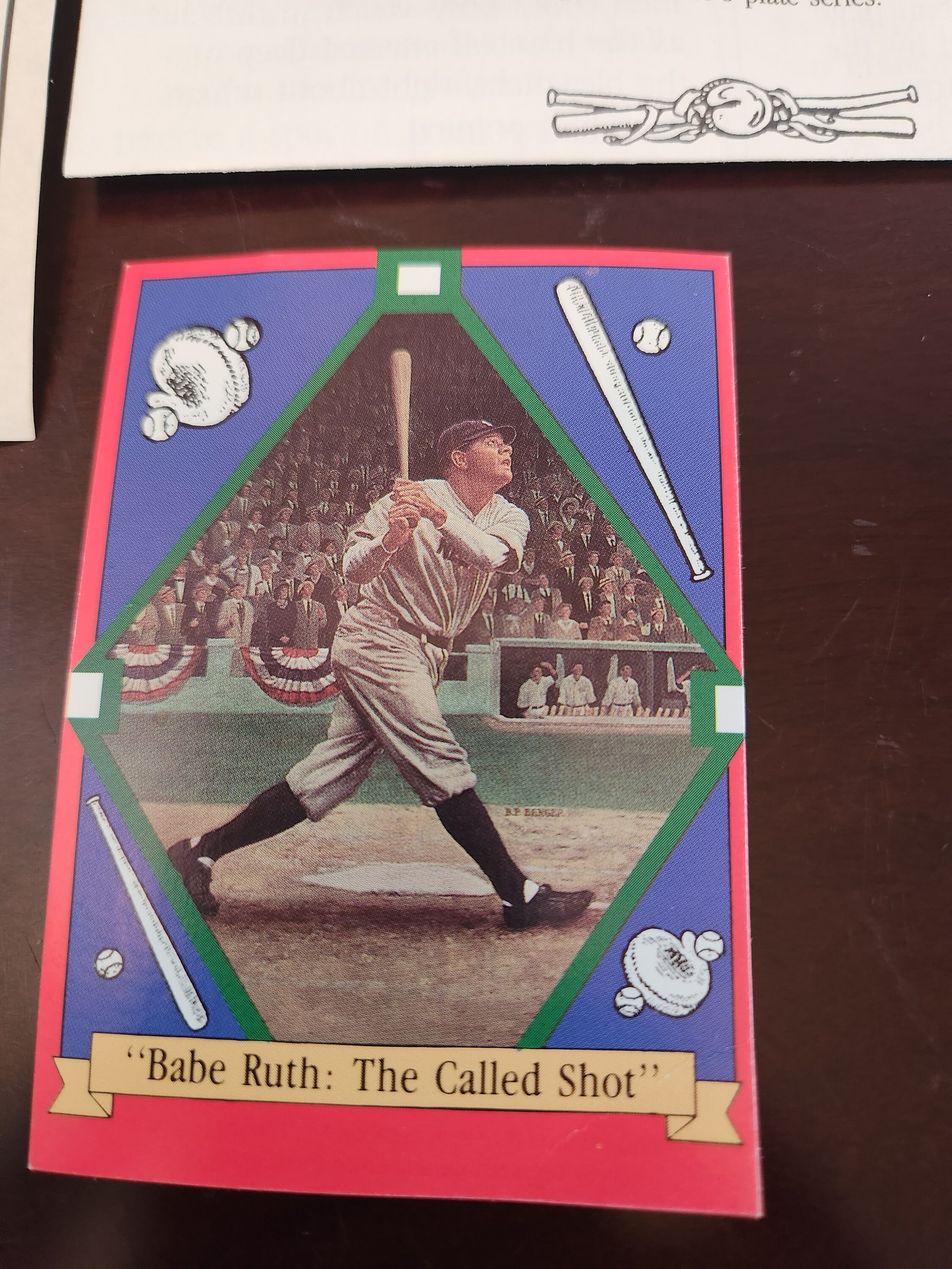 Babe Ruth: the Called Shot Collectible Plate Limited Edition - Etsy