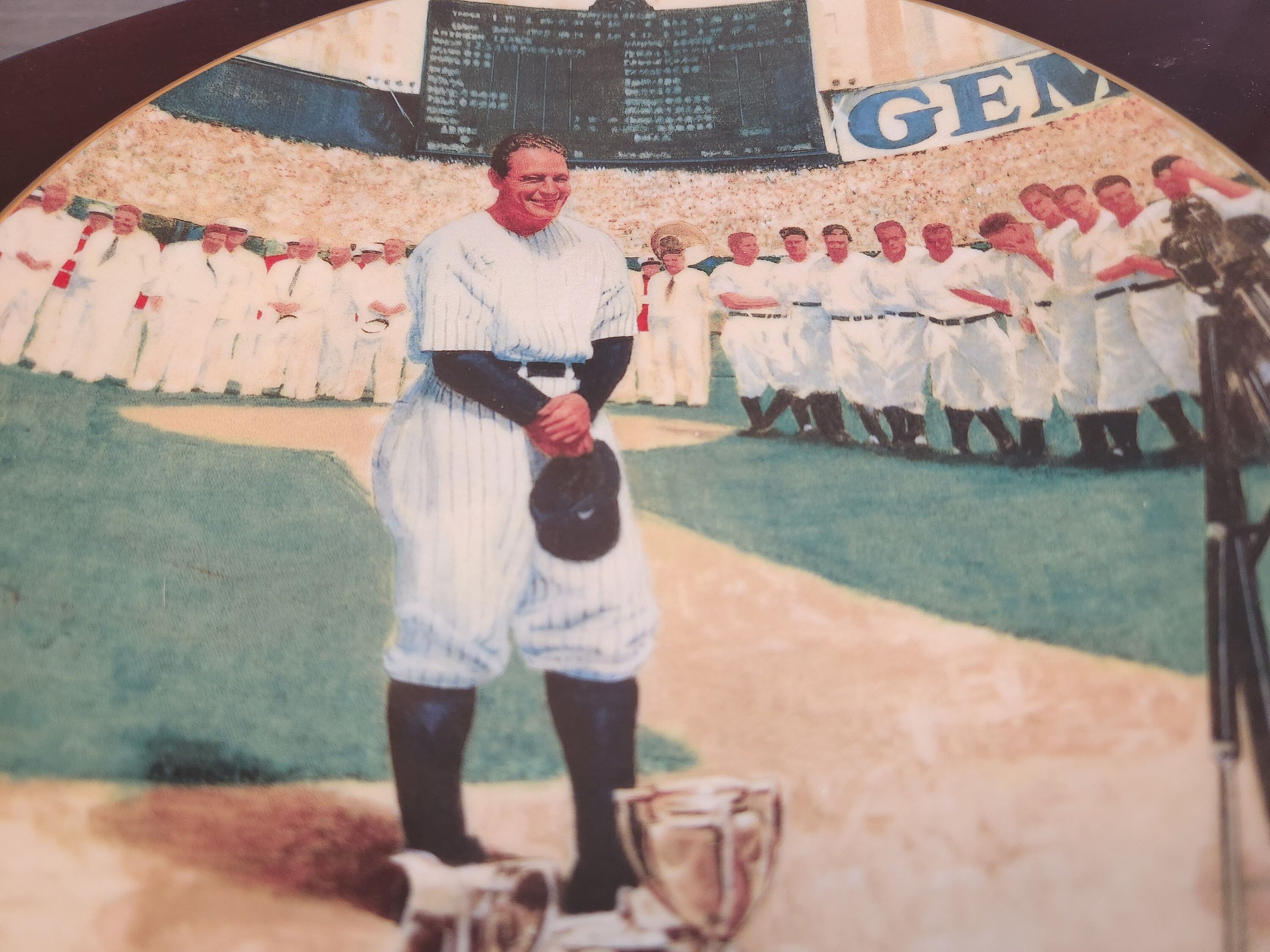 Lou Gehrig the Luckiest Man Collectible Plate, Limited Edition, the ...