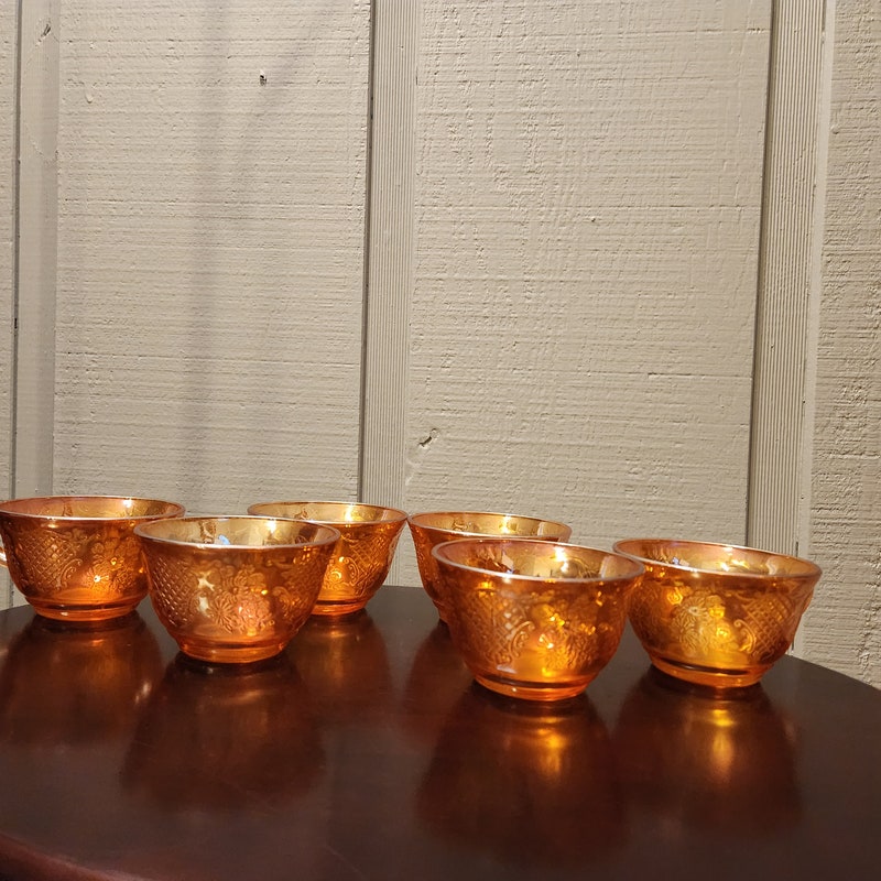 Vintage Marigold Cups - Etsy