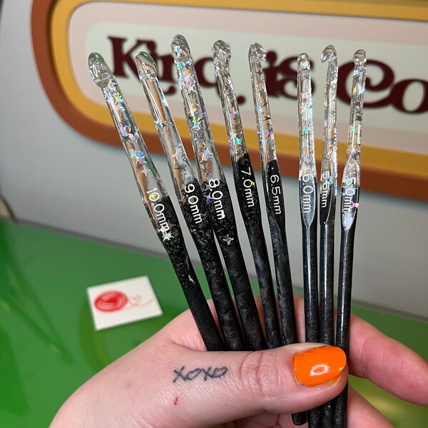 Resin Crochet Hook Set - Etsy