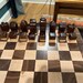 Custom Chess Set in Walnut and Wormy Maple - Etsy